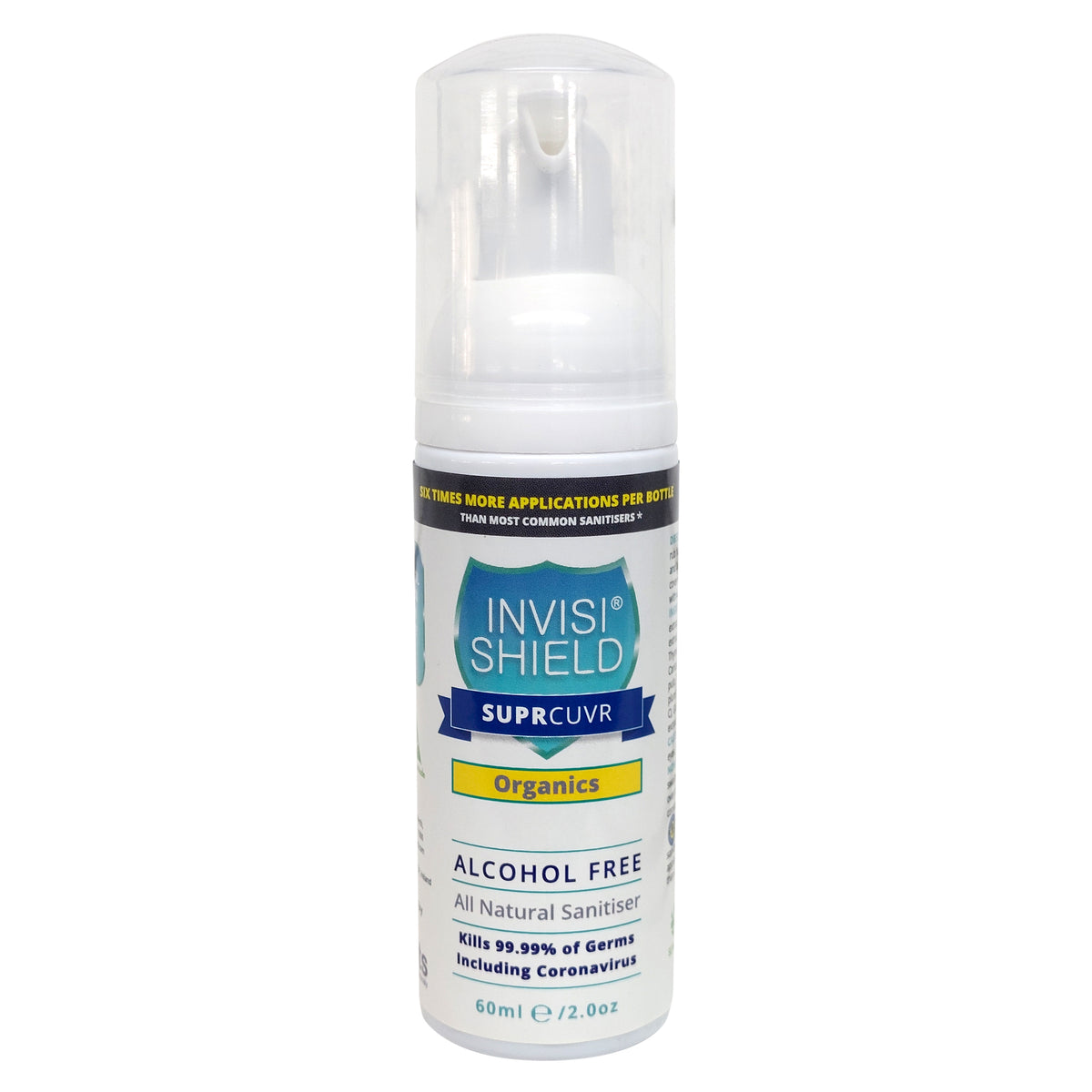 InvisiShield SUPRCUVR Sanitiser (60ml) Foamer – SKNLife